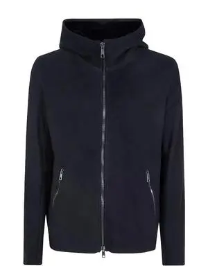GIORGIO BRATO Suede Hooded Jacket