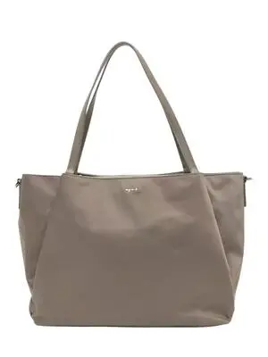AGNES B. Origami Tote Bag - Brown