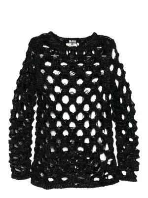 COMME DES GARÇONS Black Comme Des Garçons Openwork Sweater