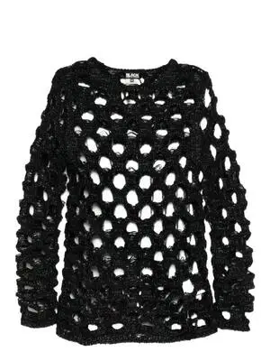 COMME DES GARÇONS Black Comme Des Garçons Openwork Sweater