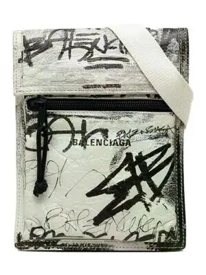 Balenciaga BALENCIAGA Explorer Crossbody Bag White