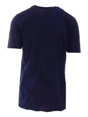 THOM KROM Cross-stitch Detail T-shirt - Blue