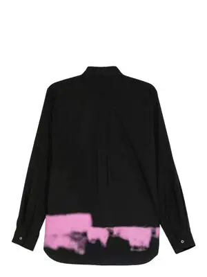 COMME DES GARÇONS Black Comme Des Garçons Spray-Paint Effect Shirt