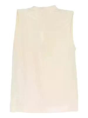ALTUZARRA Altuzarra Sleeveless Silk Top With Draped Detail