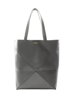 Loewe Loewe Large Calfskin Tote Bag Grey