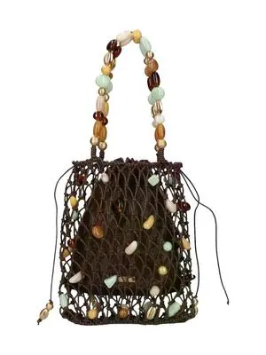 Cult Gaia Mercier Mini Tote - Brown