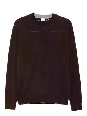Eleventy Round-neck Fine-knit Sweater - Red