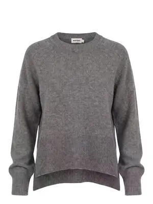 NOTSHY Ribbed-trim Cashmere Sweater - Grey