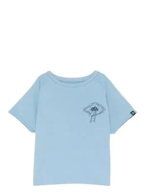 AGNES B. Graphic Print T-shirt - Blue