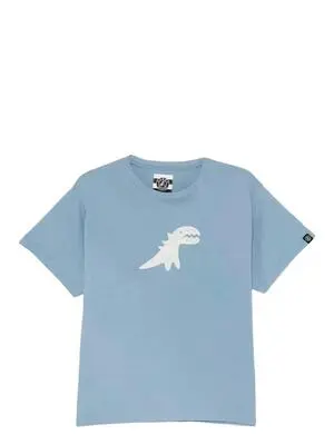 AGNES B. Dino Print T-shirt - Blue