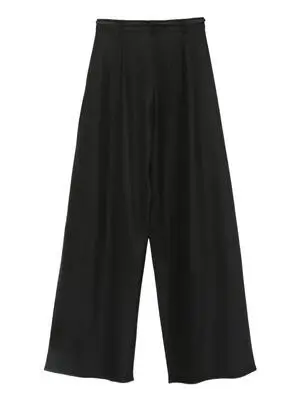Max Mara Max Mara Pleated Wide-Leg Trousers Black