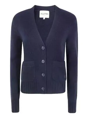 KUJTEN Milena Cashmere Cardigan - Black