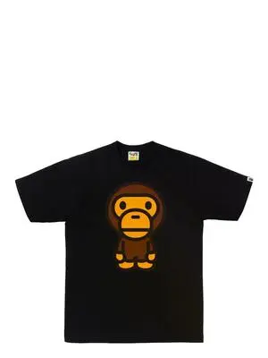 A BATHING APE Baby Milo T-shirt - Black