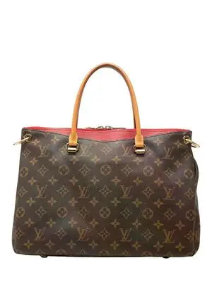 LOUIS VUITTON Monogram Pallas Mm Satchel - Brown