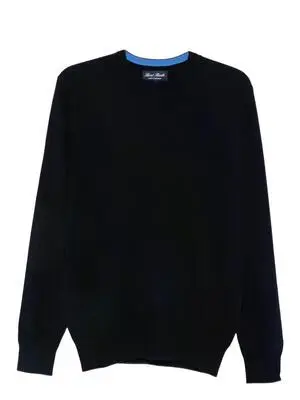 MC2 SAINT BARTH Regent Cashmere Crew-neck Sweater - Blue