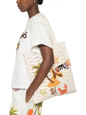 ALEMAIS Alémais Island Cove Crochet Tote Bag - Neutrals