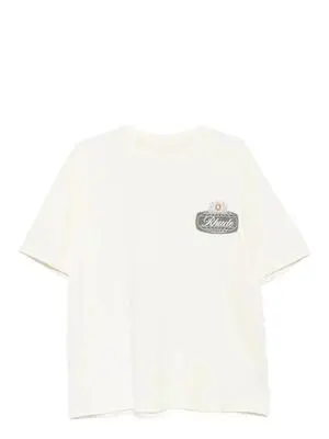 Rhude Logo-print T-shirt - Neutrals