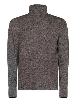 Altea Roll Neck Sweater - Brown