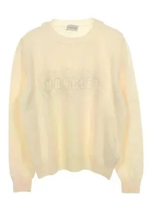 MONCLER Moncler Vintage 2010s Logo-Stud Wool Sweater