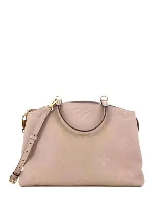 LOUIS VUITTON Grand Palais Handbag Monogram Empreinte Giant Shoulder Bag - Neutrals