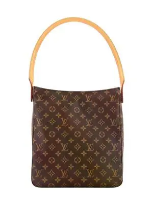 LOUIS VUITTON Monogram Canvas Gm Looping Shoulder Bag - Brown