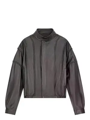 EMPORIO ARMANI Emporio Armani Panelled Leather Jacket