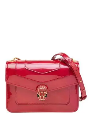 BVLGARI Bvlgari Serpenti Forever Shoulder Bag Red