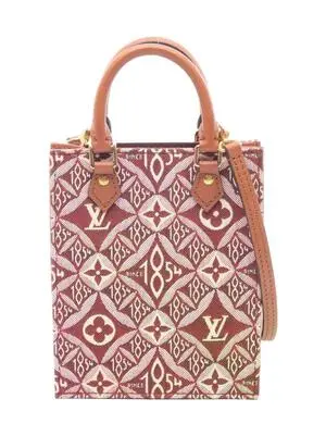 LOUIS VUITTON Petit Sac Plat Satchel - Red
