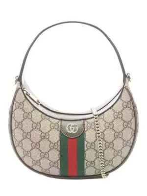 Gucci Small Ophidia Gg Supreme Web Satchel - Neutrals