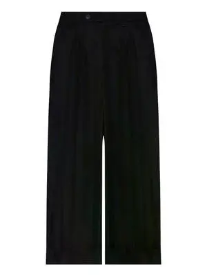 VIVIENNE WESTWOOD Clark Striped Wool Trousers - Black