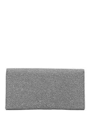JIMMY CHOO Jimmy Choo Emmie Glitter-Effect Clutch Bag
