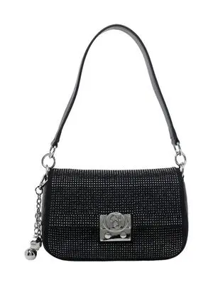Liu Jo Crystal-embellished Shoulder Bag - Black