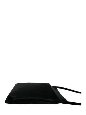 Loewe Leather Anagram Crossbody Bag - Black