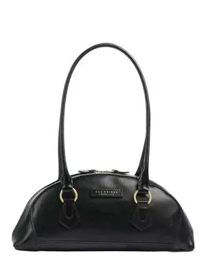 THE BRIDGE Magda Leather Tote Bag - Black