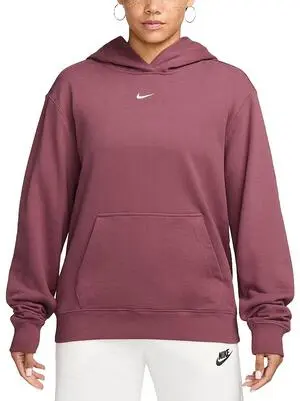 Nike Studio Fleece Lightweight Pullover Hoodie - Pink Smoke/sail