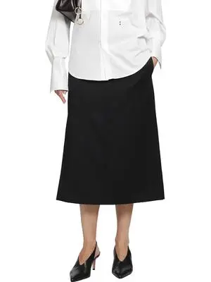 FENDI Fendi Grain De Poudre Midi Skirt