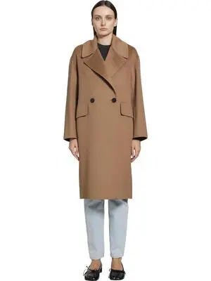 MAX MARA S Max Mara Double-Breasted Wool And Cashmere Coat