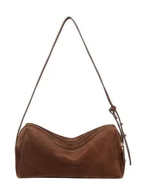 ELLEME PARIS Trousse Suede Bag - Brown