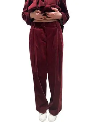 Max Mara Tailored Trousers With Belt Loops - Brown