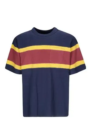 Sacai Short-sleeved Crewneck T-shirt - Blue
