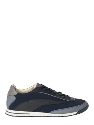 Brunello Cucinelli Techno Fabric And Nubuck Sneakers - Blue