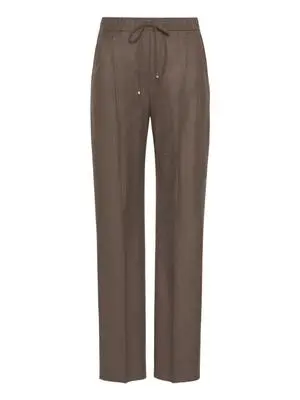 Max Mara Max Mara Cashmere Trousers Brown