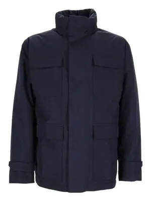 Herno Long Sleeve Casual Jacket - Deep Navy Blue