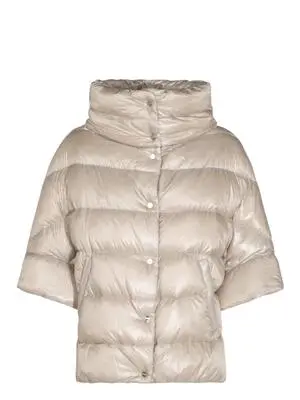 Herno High-neck Quilted Down Jacket - Nude