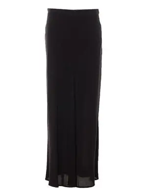 TWINSET Flared Maxi Skirt - Black