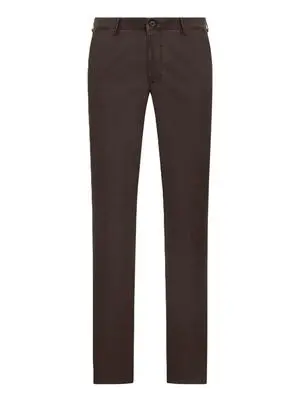 Incotex Tailored Trousers With Belt Loops - Black