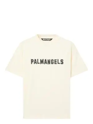 Palm Angels Palm Hills Regular T-shirt - Off-white/black