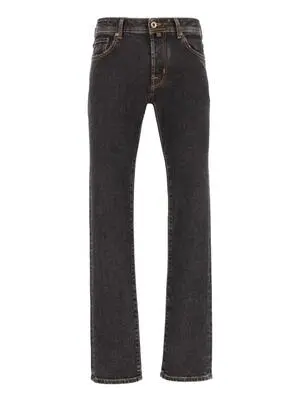 Jacob Cohen Bard Slim Five-pocket Jeans - Grey