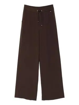 Herno Drawstring Wide-leg Pants - Brown
