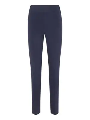 TWINSET Pleated Slim-fit Casual Trousers - Black